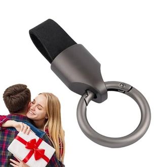 Generico Cordon pour t&eacute;l&eacute;commande de voiture : clip en m&eacute;tal durable, organiseur compact pour transport quotidien, accessoire &eacute;l&eacute;gant, compagnon de voyage, pr&eacute;