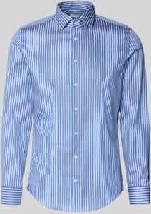 Seidensticker Slim Fit Business Hemd aus Baumwolle mit Kentkragen