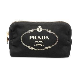 Prada Pre-owned Canvas Cosmetic Pouch - - Pre-owned - Damen - Schwarzk - ONE SIZE