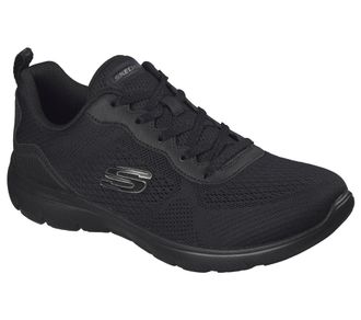 Skechers Sneaker SKECHERS SUMMITS, Damen, Gr. 35, schwarz, Textil, unifarben, Schuhe Sneaker, Schn&uuml;rschuh, Freizeitschuh, Halbschuh mit Memory Foam