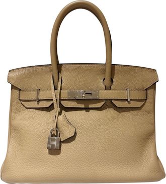 Herm&egrave;s Trench Togo Leather Birkin 30 Bag