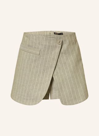 Maje Skort Mit Leinen gruen