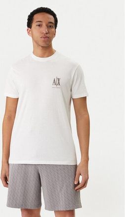 A|X Armani Exchange T-Shirt XM000365 AF12308 U0009 Wei&szlig; Regular Fit