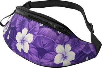 Generic Stylisch H&uuml;fttaschen Blumenmuster H&uuml;fttasche H&uuml;fttaschen Bauchtasche F&uuml;r Joggen Fahrrad Herren 14X35Cm