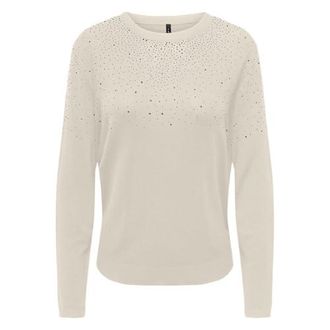 Only Onlanabella Ls Bling O-Neck KNT, Bouleau, S Femme