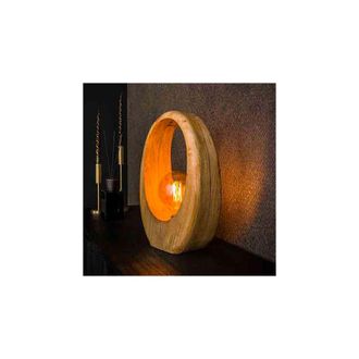 M&S Collection Lampe de table 30x13x43 cm en manguier massif naturel - AMP
