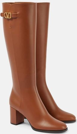 Valentino Garavani Stiefel VLogo Signature aus Leder