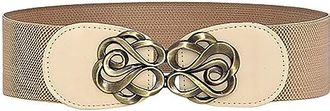 Generic Ceinture Femme - Ceinture &eacute;lastique pour femme robuste et d&eacute;corative &agrave; large taille pour une tenue &eacute;l&eacute;gante et confortable quotidien ou pour des occas