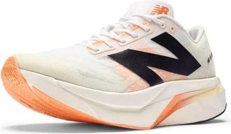 New Balance Mens FuelCell SuperComp Elite V4 Running Shoe, White/Angora/Hot Mango, 9.5