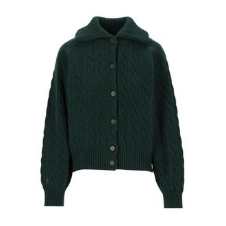 Polo Ralph Lauren Zopfstrick-Jacke aus Wolle und Kaschmir - - Knitwear - Damen - Gr&uuml;n - XS