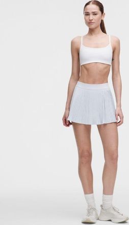 lululemon Jupe de tennis pliss&eacute;e RePleat taille haute pour Femmes - Bleu - Taille 10