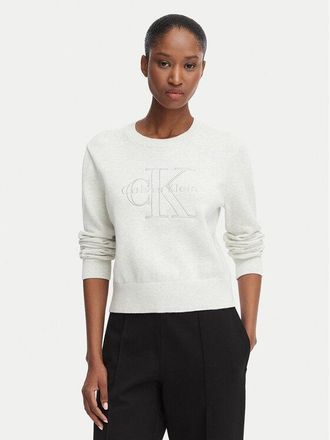 Calvin Klein Jeans Pullover LV047G322G Creme Regular Fit