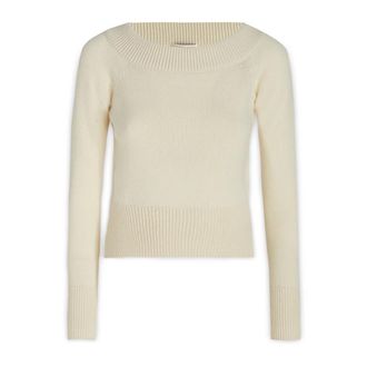 Alexander McQueen Rundhals-Strickware - - Knitwear - Damen - Beige - M