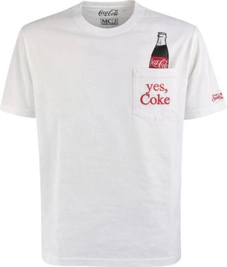 MC2 Saint Barth Homme, Tops, Blanc, Taille: 2XL Austin T-shirt