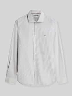 Tommy Hilfiger Slim Fit Businesshemd mit Logo-Stickerei