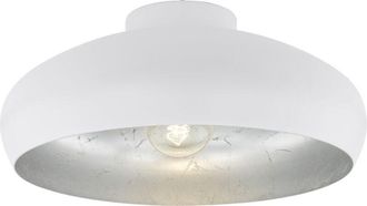 Eglo Plafonnier Mogano - Blanc|Argent