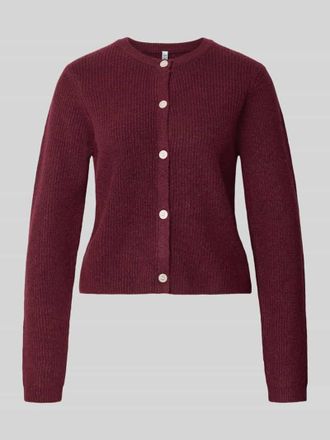 Pieces Strickjacke mit Woll-Anteil Modell SILLY