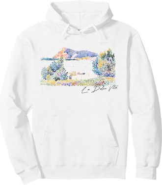Trendy Apparel La Dolce Vita Henri Edmond Cross Watercolor Pullover Hoodie