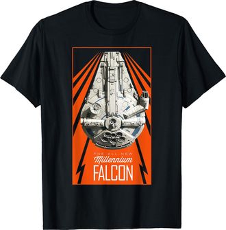 Star Wars Han Solo Movie Retro Falcon Poster T-Shirt