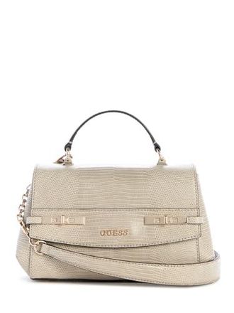 Guess sac &agrave; &eacute;paule bandouli&egrave;re sac &agrave; main Melinda Top Handle Flap Bag Light Taupe