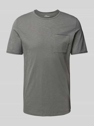 s.Oliver Red Label Regular Fit T-Shirt aus reiner Baumwolle