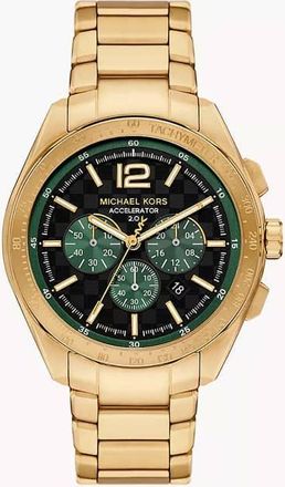 Michael Kors Accelerator 2.0 - Montre en acier inoxydable &agrave; mouvement chronographe - Dor&eacute;