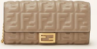 Fendi Geldb&ouml;rse Continent Zum Umh&auml;ngen beige