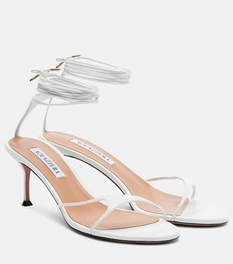 Aquazzura Sandales Bikini en cuir