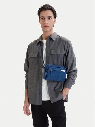 Calvin Klein Umh&auml;ngetasche Sleek Denim Utility Camera Bag LV04D3432G Blau