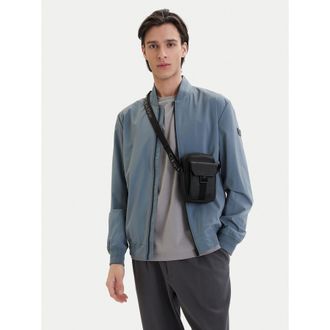 Calvin Klein Umh&auml;ngetasche Calvin Klein Webbing Strap Slim Reporter LV04D3281G Schwarz