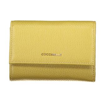 Coccinelle Femme, Accessoires, Vert, Taille: ONE Size Portefeuille Souple M&eacute;tallis&eacute;