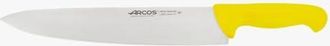 Arcos Kochmesser Professionell - Edelstahlklinge NITRUM 300 mm - Langlebigkeit und Pr&auml;zision - Serie 2900 - Gelber Polypropylen-Griff