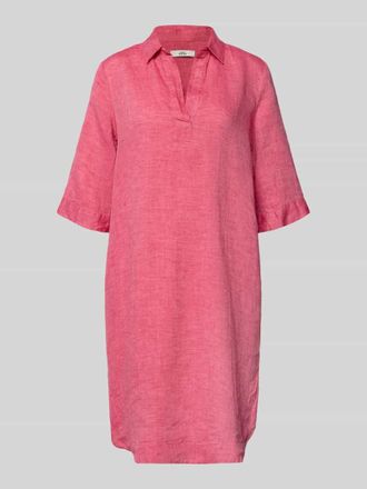 0039 Italy Knielanges Leinenkleid Modell DERRY