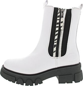 Dockers by Gerli Damen Chelsea Boots Weiß EU 40