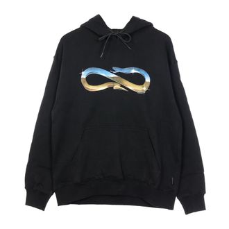 PROPAGANDA Schwarzer Desert Logo Hoodie Leichter Sweatshirt - - Sweatshirts & Hoodies - Herren - Schwarzk - XL