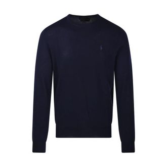 Ralph Lauren Langarm Pullover - - Knitwear - Herren - Blau - S