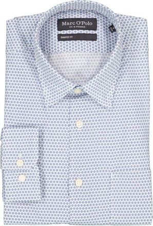Marc O'Polo Herren Hemd blau gemustert