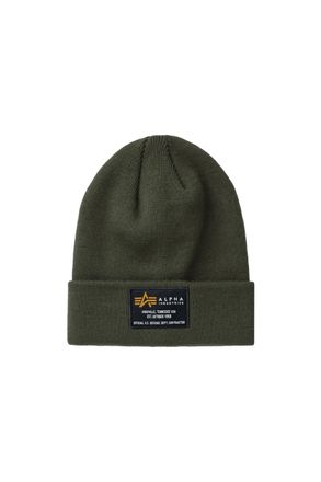 Alpha Industries Alpha Industries Unisex Crew Beanie-Mütze, Dark Green, Talla Única