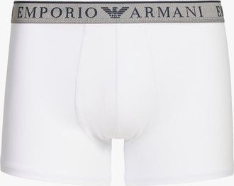 Emporio Armani Lot de deux boxers en coton m&eacute;lang&eacute;