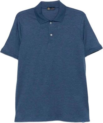 Paul & Shark Homme, Tops, Bleu, Taille: 2XL Polo en Coton et Soie
