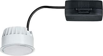 Paulmann 93071 Nova LED Einbauleuchte Modul Coin rund 50mm 6W 530lm 230V 4000K Satin rund Deckenspot Kunststoff