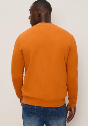 Kangaroos Sweatshirt 3D Druck, gedecktes Orange, aus Baumwolle und Polyester