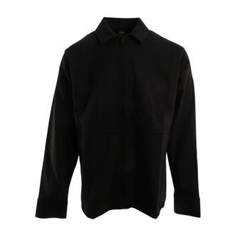 HUGO BOSS Homme, Sweatshirts et sweats &agrave; capuche, Noir, Taille: M Pe Twist Zip Jacket