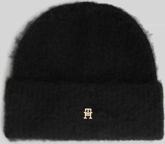 Tommy Hilfiger Beanie aus Woll-Mix mit Alpakawolle