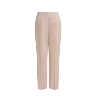 Alberta Ferretti Femme, Pantalons, Rose, Taille: 40 FR Pantalon de Soir&eacute;e en Organza de Soie