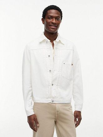 Tommy Hilfiger Veste trucker en denim d&eacute;lav&eacute;