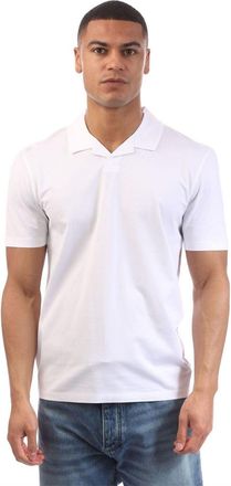 HUGO BOSS Hugo - Poloshirt f&uuml;r Herren, Baumwolle, kurz&auml;rmlig (Wei&szlig;)