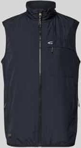Camel Active Regular Fit Weste mit gef&uuml;ttertem Stehkragen