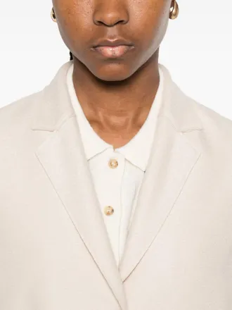 Harris Wharf London Wool Coat - Cream