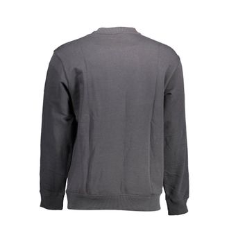 Napapijri Logo-Embroidered Cotton Sweatshirt - Gray